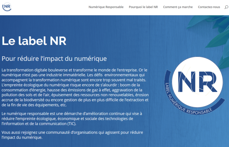 INR | Le label Numérique Responsable par l'agence Lucie | #site_title