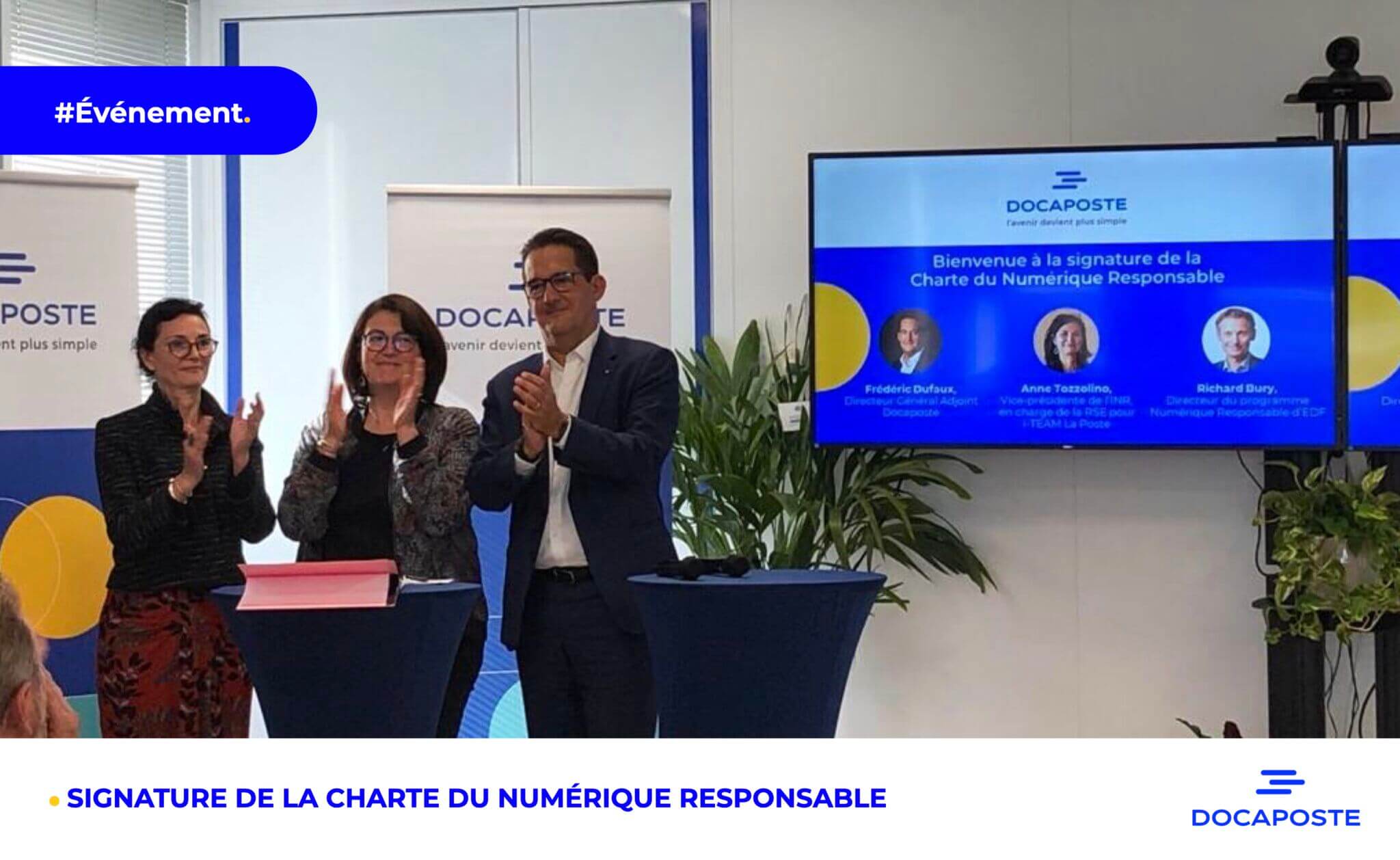Docaposte signe la Charte Numérique Responsable